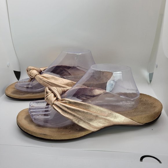 Vionic | Shoes | Vionicpippa Rose Gold Thong Sandalwomens 1 | Poshmark